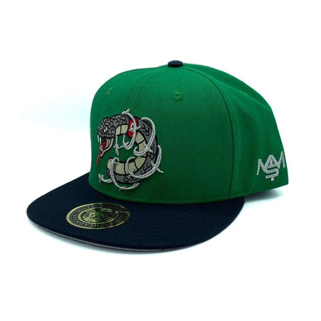 No Snakes Allowed - Kelly Green Snapback Cap – Million Dolla Motive