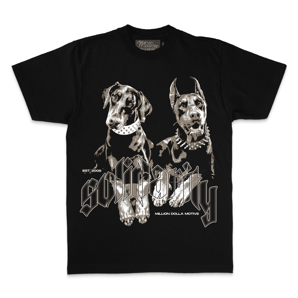 Solidarity - Black T-Shirt – Million Dolla Motive