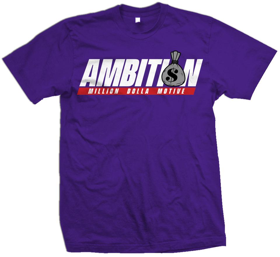 Ambition - Concord Purple T-Shirt – Million Dolla Motive