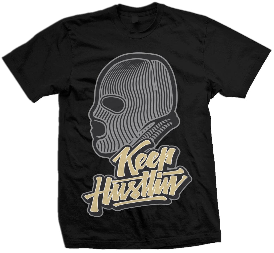 Keep Hustlin Mask II - Black T-Shirt – Million Dolla Motive