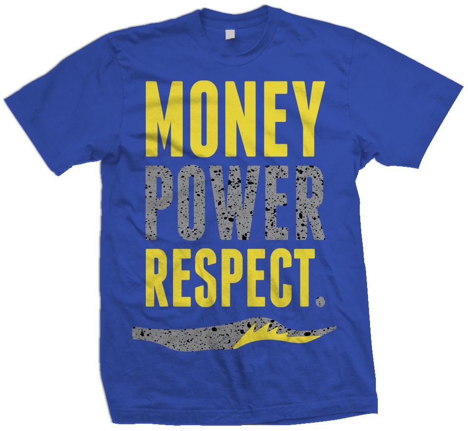 Money Power Respect - Royal Blue T-Shirt – Million Dolla Motive