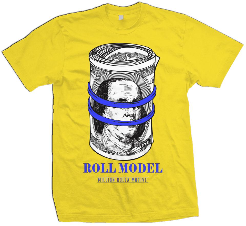 Roll Model - Maize Yellow T-Shirt – Million Dolla Motive