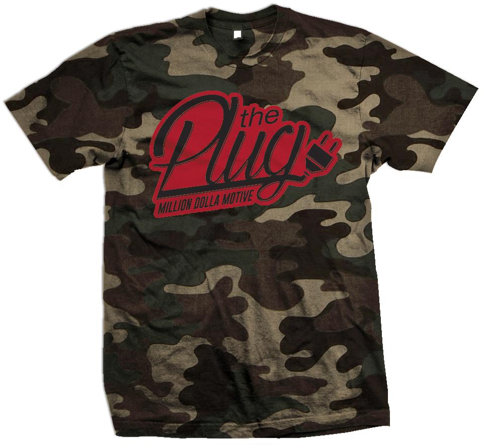 The Plug - Forest Green Camo T-Shirt – Million Dolla Motive
