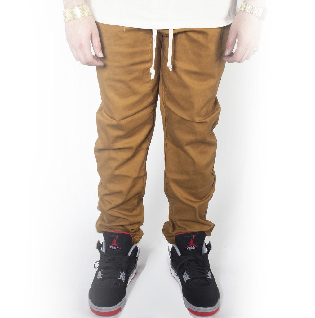 Dark Wheat Twill Jogger Pants JG804 – Million Dolla Motive